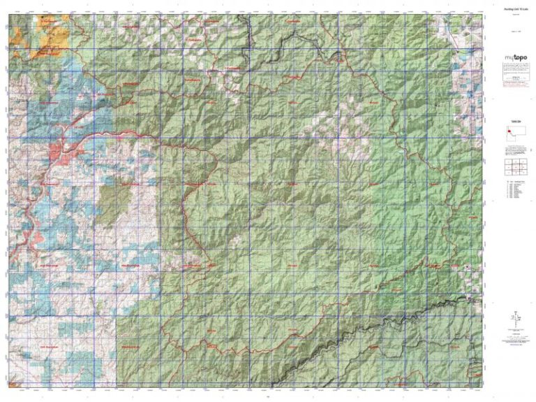 Idaho Hunting Unit 10 Topo Maps - HuntersDomain