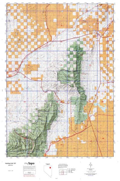 Unit 101 Topo Maps - HuntersDomain