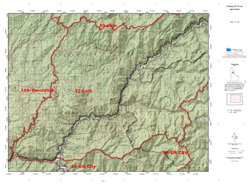 Idaho GMU 11A Hunting - HuntersDomain
