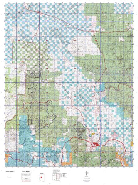 Arizona Unit 19 B Topo Maps Hunting & Unit Maps - HuntersDomain
