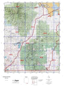 Arizona Unit 35 B Topo Maps Hunting & Unit Maps - HuntersDomain