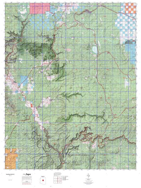 Arizona Unit 6 A Topo Map for Sale | Arizona Hunting Maps for Sale