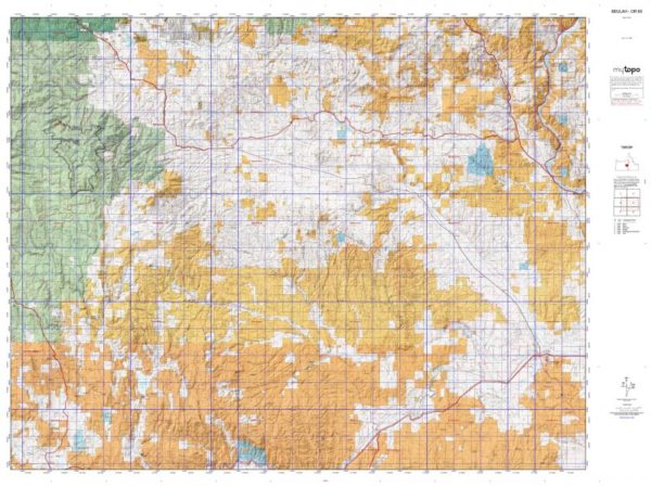 Oregon Unit 65 Topo Maps Hunting & Unit Maps - HuntersDomain