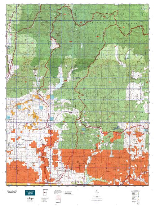 Colorado Unit 751 Topo Map | Colorado Hunting Unit Maps for Sale