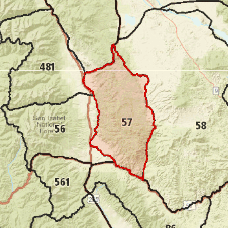Colorado Unit 57 Hunting Information - HuntersDomain
