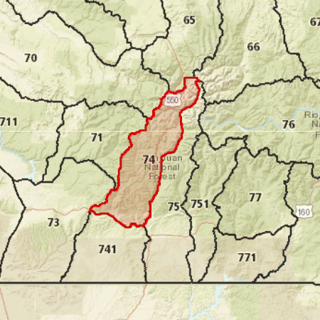 Colorado Unit 74 Hunting Info - Deer Elk Antelope - HuntersDomain