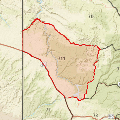 Colorado Unit 711 Hunting Information - Deer Antelope Elk - HuntersDomain